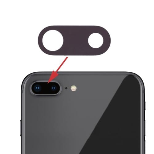 Vidro Lente da câmera traseira para iPhone 7 Plus / 8 Plus - VTcell